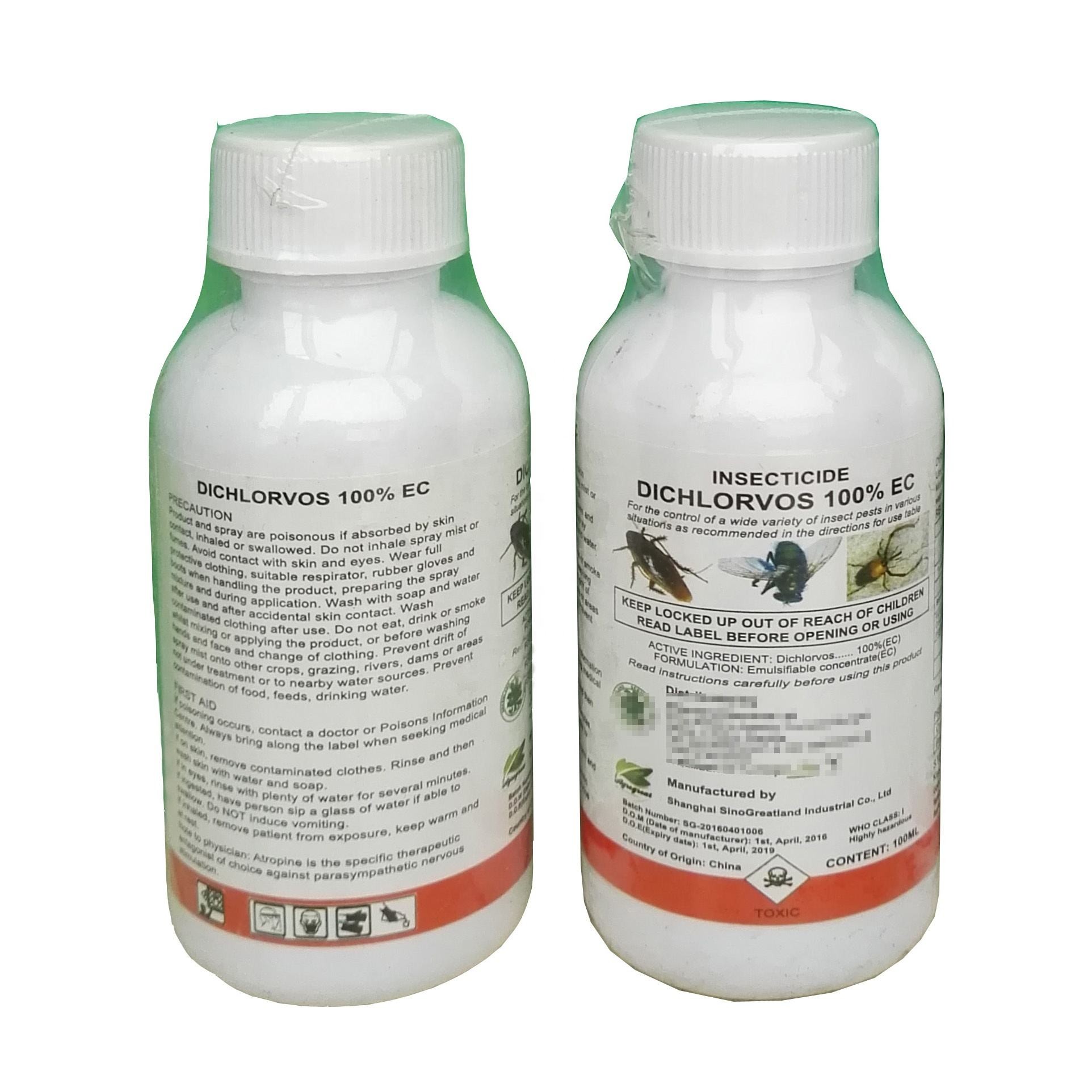 Pesticides Chemical DDVP Insecticide 1000 EC Dichlorvos Liquid 550 Ec ...